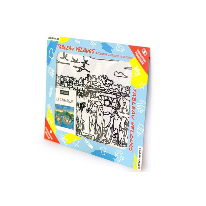 Tableau Velours à colorier La Camargue - Cdiscount Jeux - Jouets