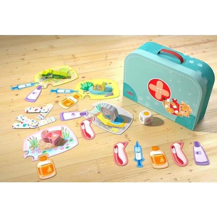 Premiers Jeux Animaux Médecins Mallette avec Deux Idées de Jeu pour ...