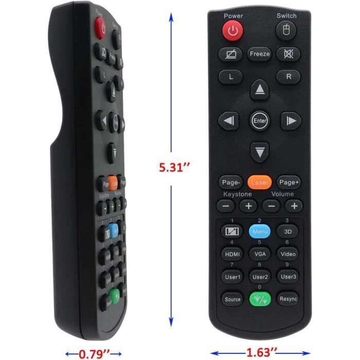 AuKing Telecommande de Rechange pour Optoma Projecteur EH319UST ...