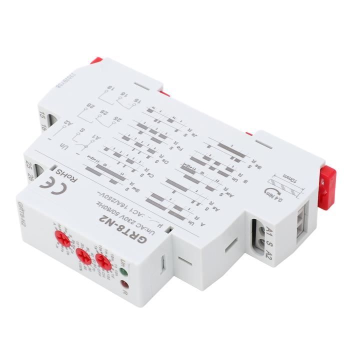 Relais temporisé multifonction - YOSOO - AC 230V - Coque ignifuge ...