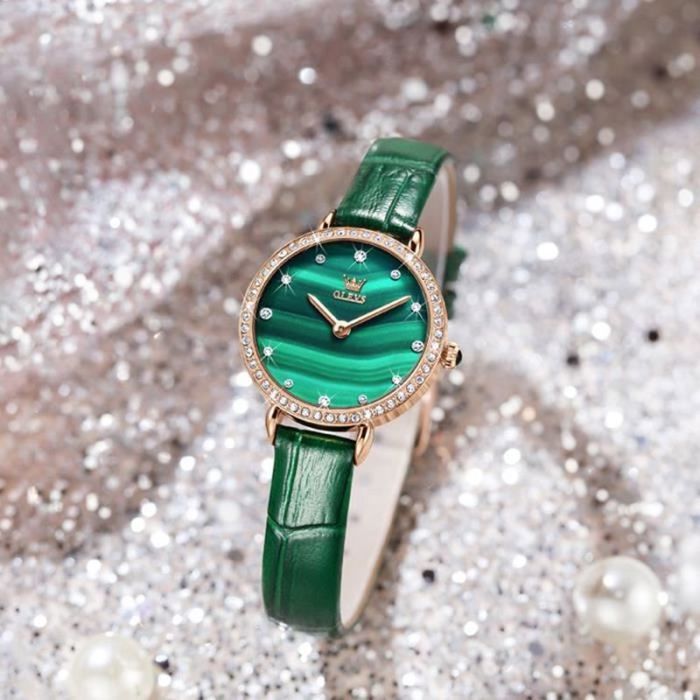 SHARPHY Coffret montre femme + bracelet+ collier - diamant cadran ...