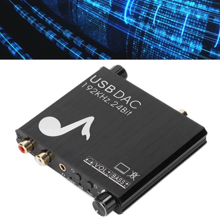 Convertisseur audio - V BESTLIFE - Modèle 192 KHz - RCA et jack 3,5 mm ...