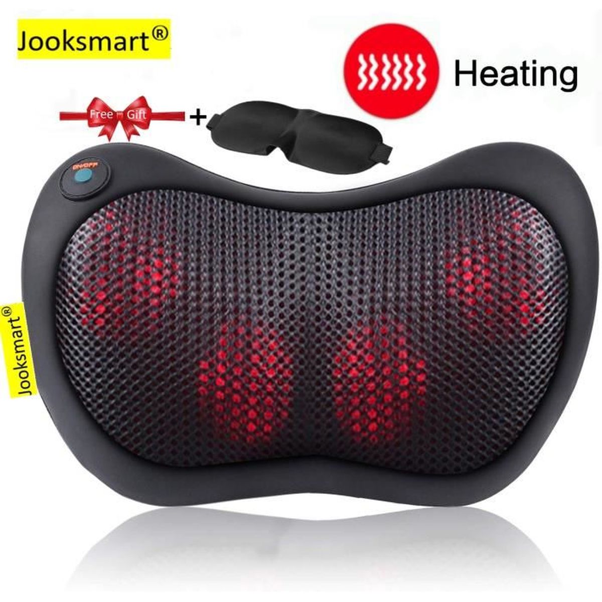 Coussin De Massage Shiatsu Oreiller Massant Avec Fonction Chauffante