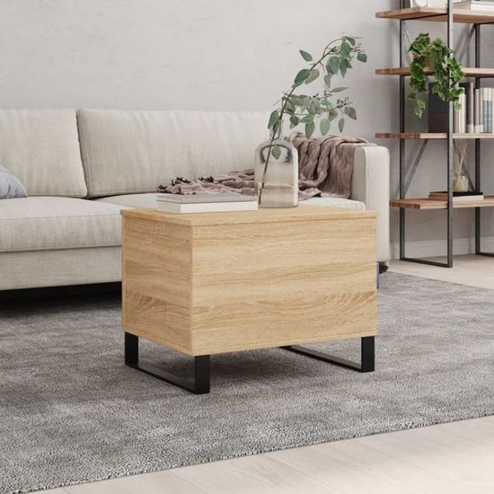 Prix bas - Table basse,Table salon pour Canapé, Chêne sonoma 60x44,5x45 ...
