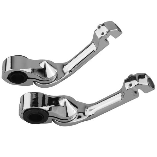 Ashata Motor Accessory Motorcycle Foot Peg Clamp Highway Engine Guards ...