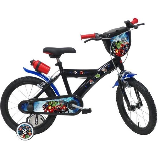 Vélo enfant 16'' AVENGERS (Taille 105 cm à 120 cm) équipé de 2 freins ...