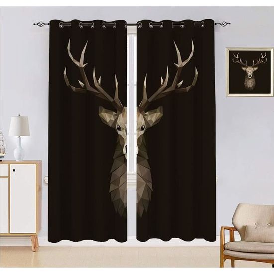 Impressionnante Decor Rideaux personnalisés-Illustration moderne de ...