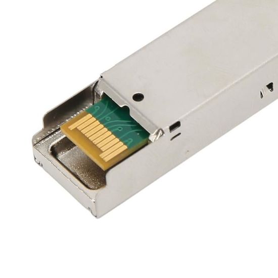 ZER-Émetteur-récepteur SFP 1.25G fibre monomode LC 1.25Gbps RX1550 TX1310nm 40km prend en charge ...