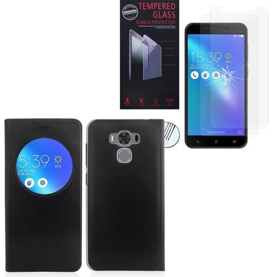 Pour Asus Zenfone 3 Max ZC553KL 5.5"- ASUS_X00DD: Housse S-View Case ...