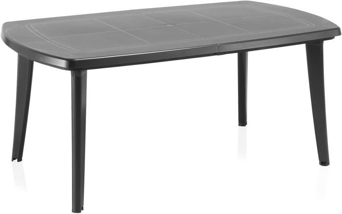 Table de jardin de l'atlantique anthracite.[Q391] - Cdiscount Jardin