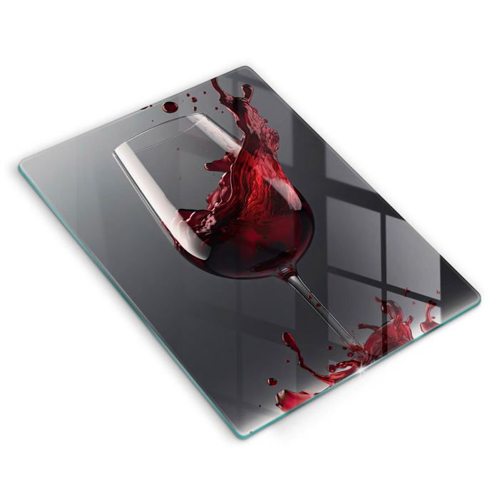 Planche a decouper - Decormat - Planche rectangle 40 x 52 cm Vin rouge ...
