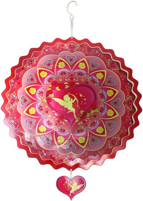 Moulin Vent Suspendu Sculpture De Vent 3D De 12 Pouces Attrape-Vent En ...