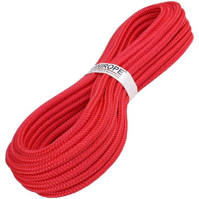 Kanirope Corde Cordage PP Polypropylène MULTIBRAID 10mm 5m Rouge (0114 ...