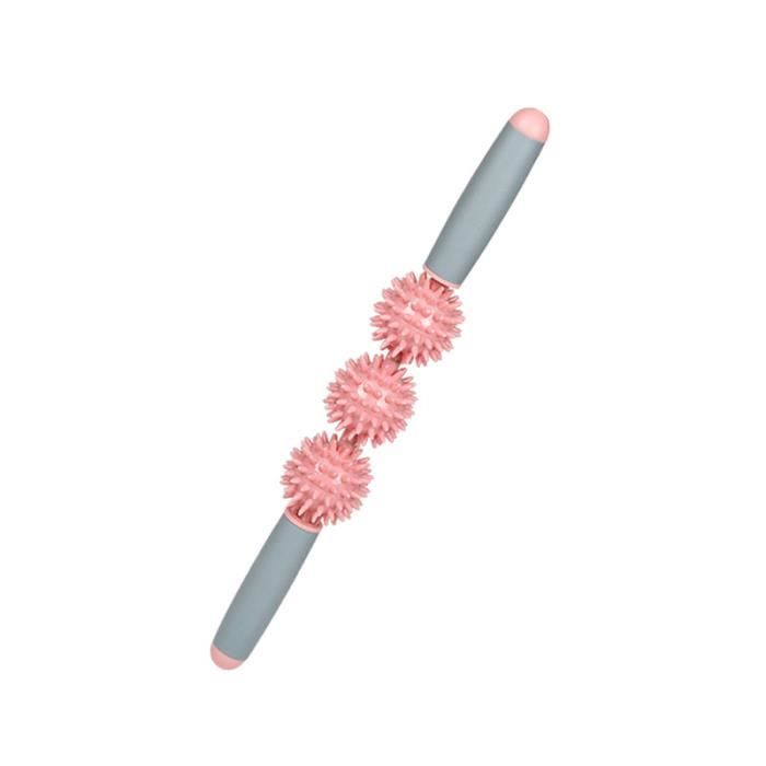 3 balles roses-Bâton de Massage Anti Cellulite, 3-5 balles, points de ...