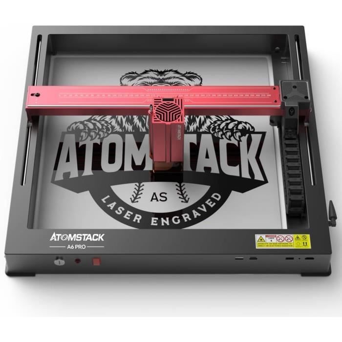 ATOMSTACK A6 Pro 6W Graveur laser conception monobloc en alliage d ...