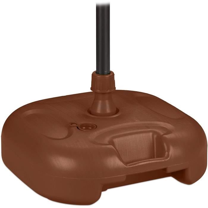 Pied de parasol à remplir avec de l’eau ou du sable, taille du tube 25 ...