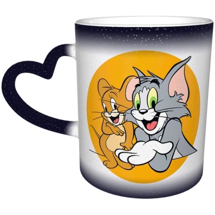 Tasse à café - Tom Jerry's Daily Routine - Mug en céramique - Résistant ...