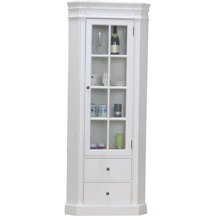 Dynamic24 Amaretta Verre Coin Vitrine Armoire Vaisselier / Buffet en ...