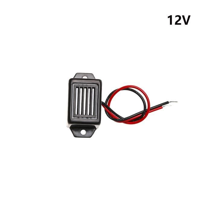 12V - Mini Alarme Sonore Électronique, Buzzer Mécanique, Son À Tonalité ...