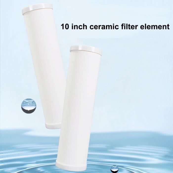 Purificateur d'eau - Céramique - 10 pouces - Réutilisable - Élimine les ...