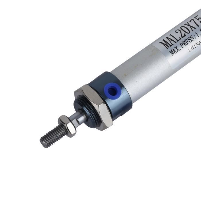Mini Vérin Pneumatique - CIKONIELF - MAL 20mm - Double Action - Alliage ...