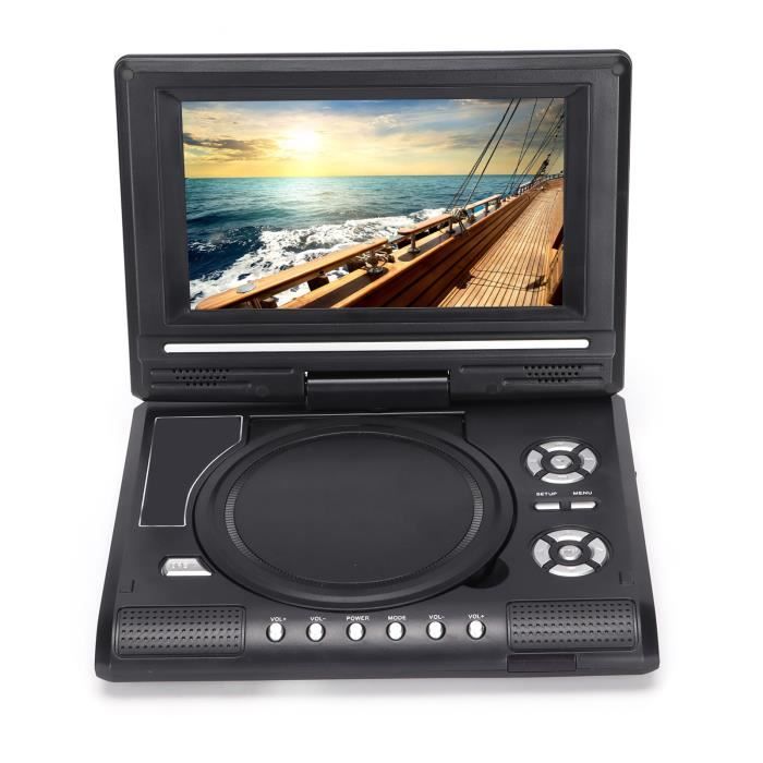 Duokon Lecteur DVD pivotant à 270° Lecteur DVD Portable HD 270 ...