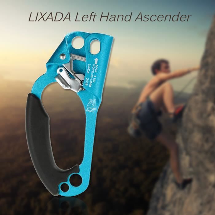 Lixada Ascendeur de main gauche Risers pour 8mm-13mm Escalade de cordes ...