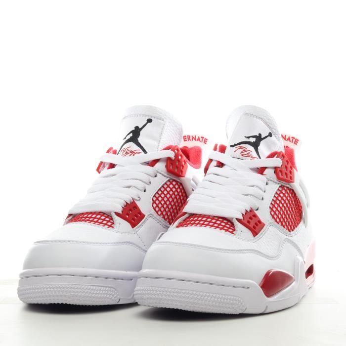 BASKETS Nikke Air-jordann 4 Retro Alternate 308497-104 AJ4 Homme Femme ...