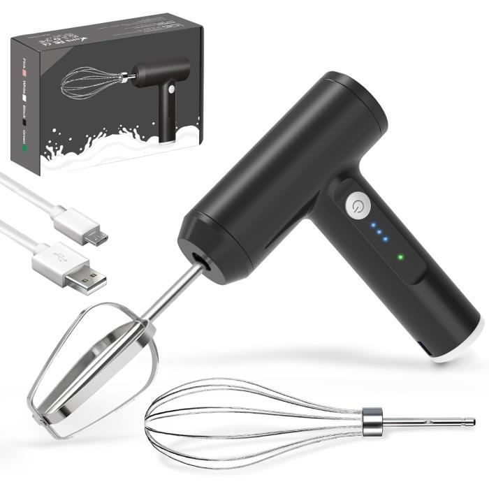 Batteurs À Main Electrique Cuisine Sans Fil Agitateur Manuel Fouet ...