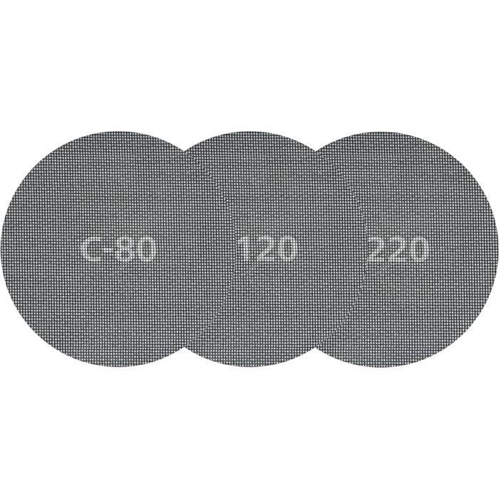 5617000 Disques Auto-Agrippant Ø 225 Mm Set De 5 Pièces Gris[J3484 ...