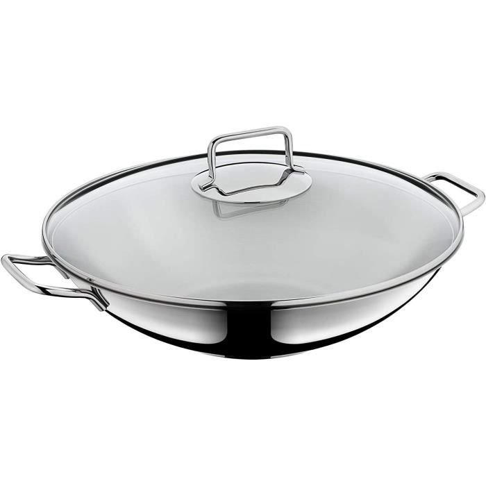 Macao Ensemble De Wok À Induction, 2 Pièces, Poêle Wok De 36 Cm, En ...