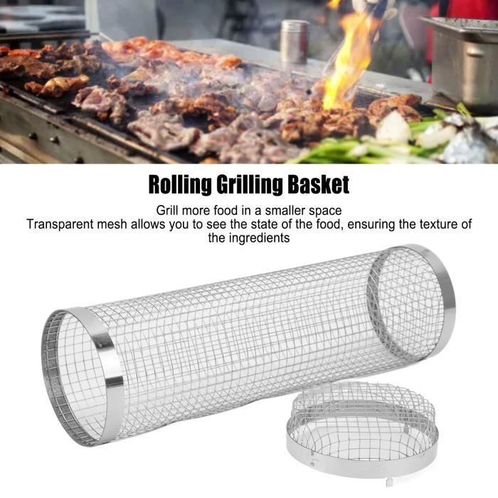 YOSOO Tube de filet pour barbecue Filet de barbecue Panier à griller à ...