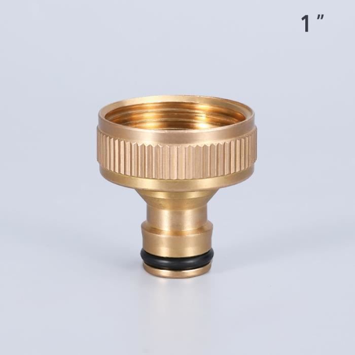7 -Connecteur rapide en laiton filetage 1-2 "3-4" 1 ", connecteur d'irrigation de jardin ...