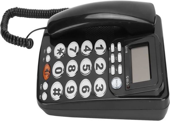 Appel Téléphonique de Bureau, Boutons D'affichage Inclinable Téléphone ...