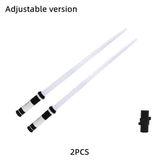 Bâton - épée - baguette,Sabre laser réglable 2 en 1 RGB jouets pour ...