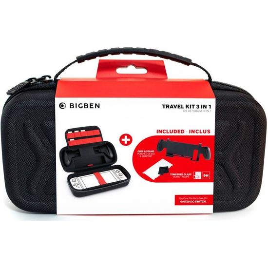 Pack Switch : Sacoche de transport + écran de protection + poignées ...