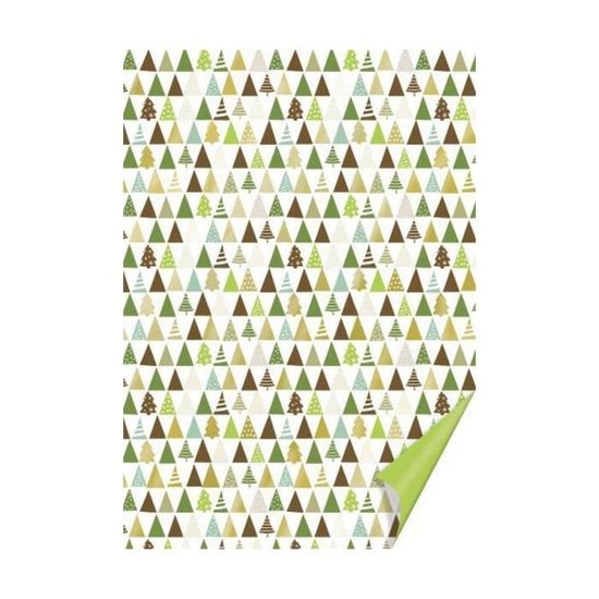 10 Morceaux De Carton 50x70 300 Grammes Arbres Vert / Or, Des Cartons ...