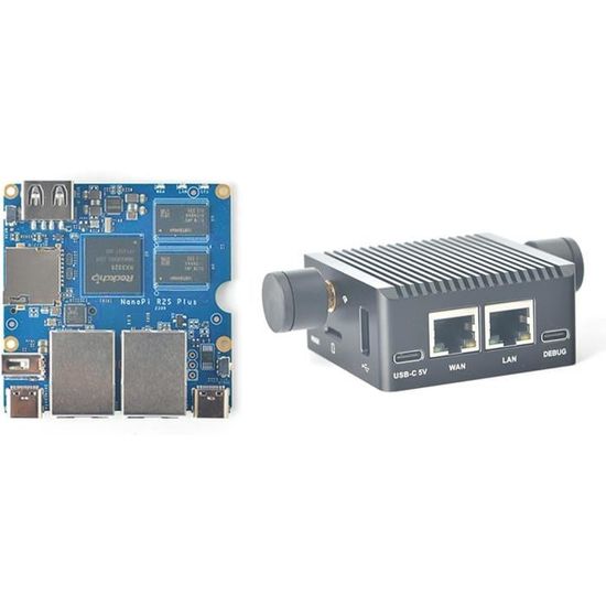 Friendlyelec Nanopi R2S Plus Mini Routeur, 1 Go Ddr4, 32 Go Emmc ...