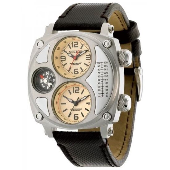 Sector Compass R3251207006 Dual Time Homme , - Achat/vente montre Homme ...