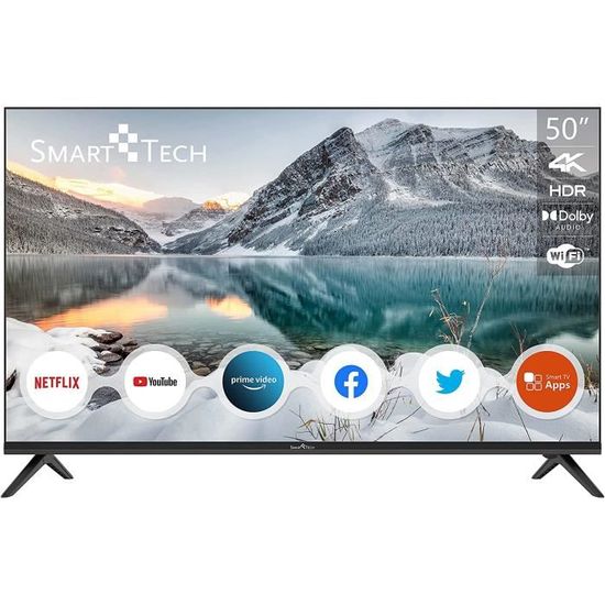 Smart Tech TV LED 4K UHD 50' (126 cm) Smart TV Linux, Netflix, Youtube ...