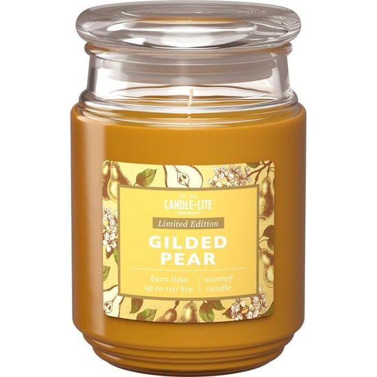 ® Grande Bougie Parfumée Dans Un Pot Avec Couvercle – Gilded Pear (510 ...