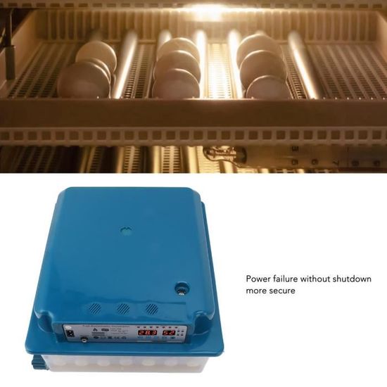 Incubateur - YESMAEFR - 36 Oeufs - Affichage Digital - Prise UE 250V ...