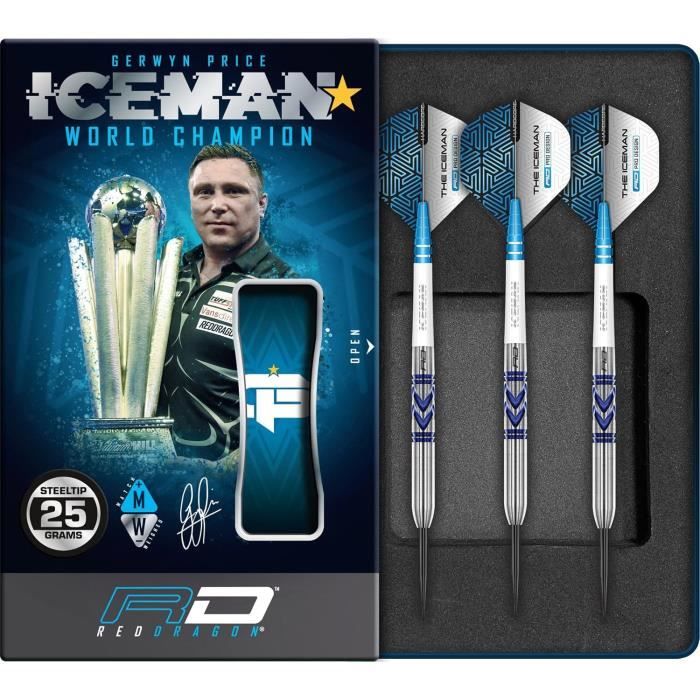 Red Dragon Gerwyn Iceman Price Avalanche Pro Jeu De Fléchettes En ...