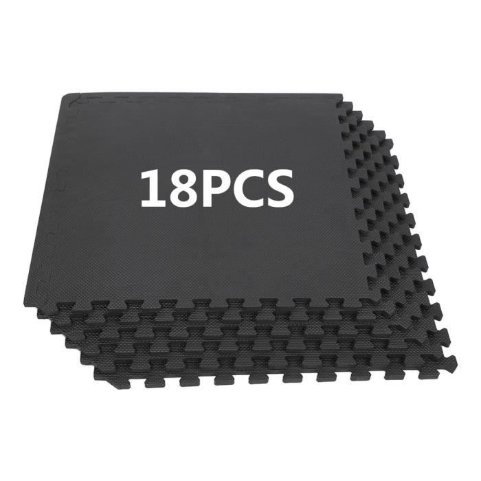GMM-Tapis de protection de sol-18 dalles en mousse Matelas puzzle pour ...