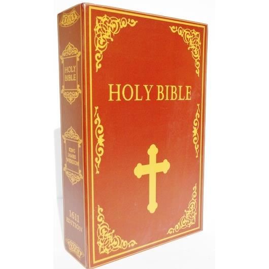 LIVRE HOLY BIBLE petit COFFRE FORT 18cm à dissimuler dans une ...