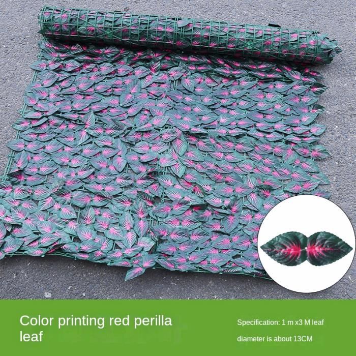 Fleur artificielle,Mur de clôture en imitation de feuilles,Protection ...