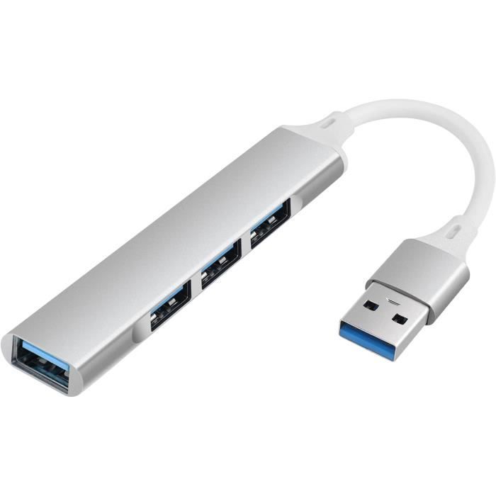 Concentrateur Usb 4 Ports, Ultra Fin Usb 3.0 & 2.0 Expander Adapter ...