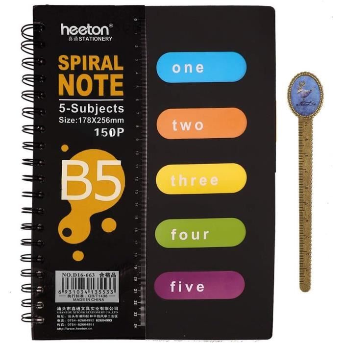 Cahier À Spirale Carnet-Journal Carnet De Notes Jolie Cahier Avec ...