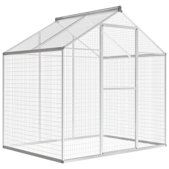 MAG Volière d'extérieur Aluminium 178 x 122 x 194 cm 7334379564645 - Cdiscount Animalerie