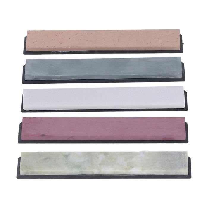 Ensemble De Pierres À Aiguiser 5Pcs 1000 3000 5000 8000 10000 Grits Water Whetstone, Pierre À ...